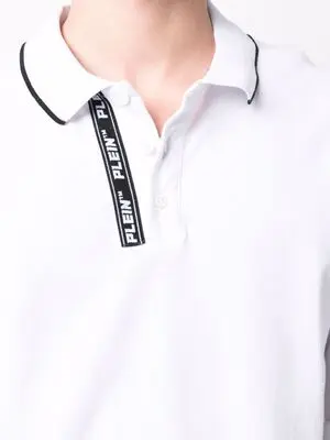 Philipp Plein Logo Embroidered Polo Shirt