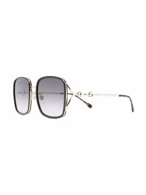 Gucci Horsebit Square-frame Sunglasses