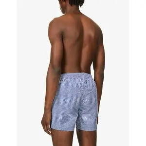 Frescobol Carioca Graphic-print Regular-fit Swim Shorts
