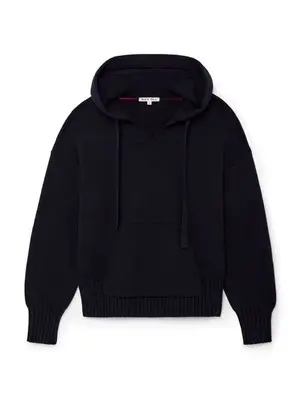 ALEX MILL Aiden Sweater Hoodie - Navy