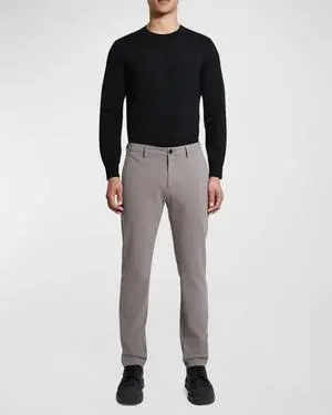 Theory Zaine Precision Ponte Slim-straight Pants - Sidewalk