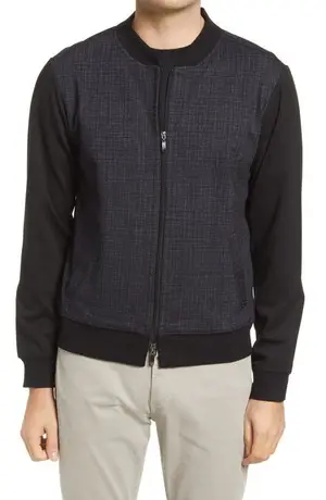 Robert Barakett Stelvio Knit Bomber Jacket