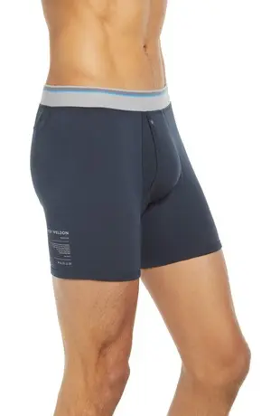 Mack Weldon 18-hour Jersey Boxer Briefs - Blue Night