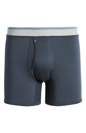 Mack Weldon 18-hour Jersey Boxer Briefs - Blue Night