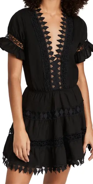 Peixoto V Neck Day Dresses
