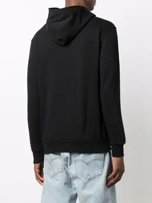 HIDE&JACK Logo-print Pullover Hoodie - Black