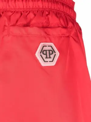 Philipp Plein Logo-print Swimming Shorts - Red