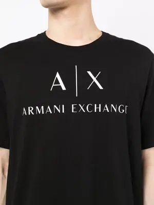 Armani Exchange Logo-print Cotton T-shirt