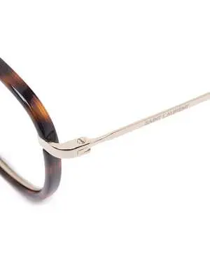 Saint Laurent Tortoiseshell-frame Glasses