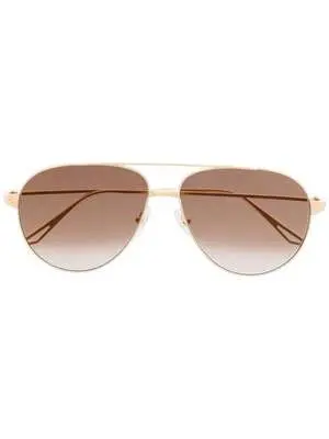 Cartier Pilot-frame Sunglasses - Gold
