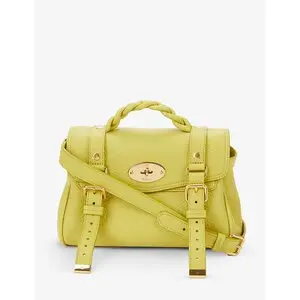 Mulberry Alexa Mini Leather Satchel Meadow Green
