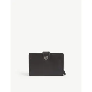 SECRID Vintage Branded Leather Wallet - Black