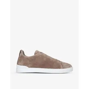 Zegna Contrast Stitching Sneakers For Men