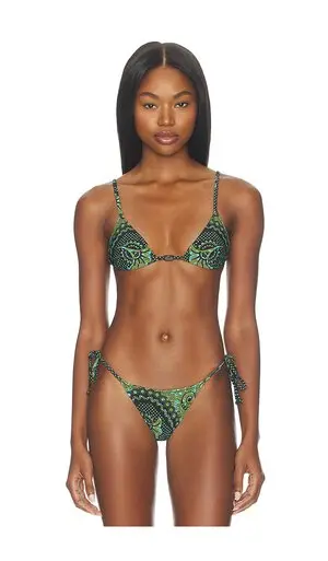 TROPIC OF C Tropic Of C Equator Bikini Top Sand Block