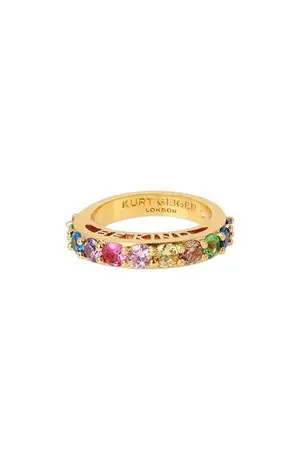 Kurt Geiger Be Kind" Crystal Ring