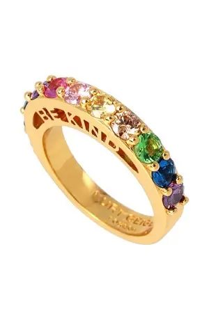 Kurt Geiger Be Kind" Crystal Ring