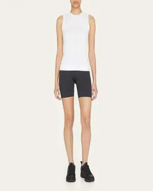 Blanc Noir Full Length Infinity Top - White