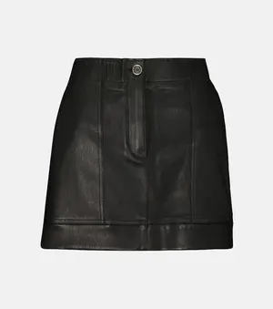 Stouls Linette Leather Mini Skirt