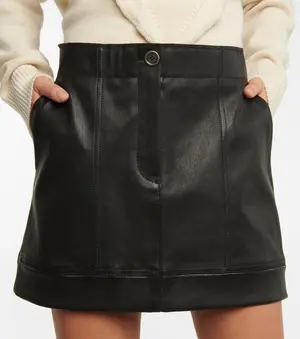 Stouls Linette Leather Mini Skirt