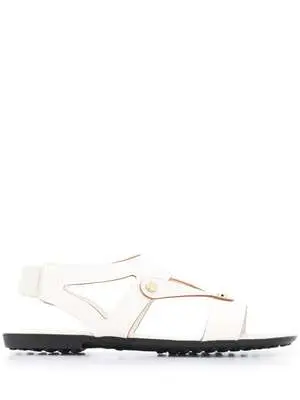 TOD'S Flat Sandals - White