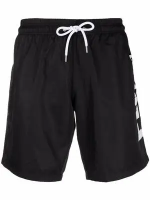 Philipp Plein Logo-print Swimming Shorts - Black