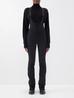 Goldbergh Goldbergh - Phoebe Softshell Ski Salopettes - Womens - Black - Black