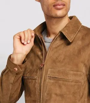 Private White V.c. Suede Bomber Jacket