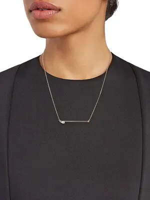 REPOSSI Serti Sur Vide 18k Gold & 0.30 Tcw Diamond Pendant Necklace
