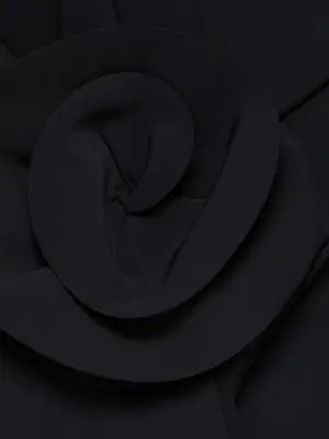 Chiara Boni La Petite Robe Hebe Strapless Ruffle Gown - Black