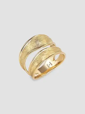 Marco Bicego Lunaria 18k Yellow Split-band Ring - Gold