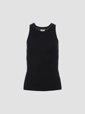 L'Agence Nia Racerback Tank - Black