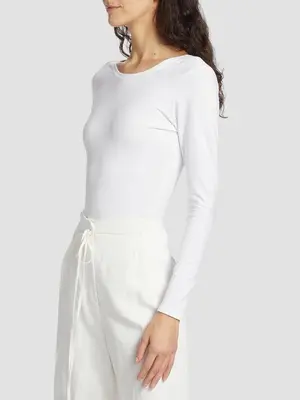 Spanx Long Sleeve Scoop Bodysuit