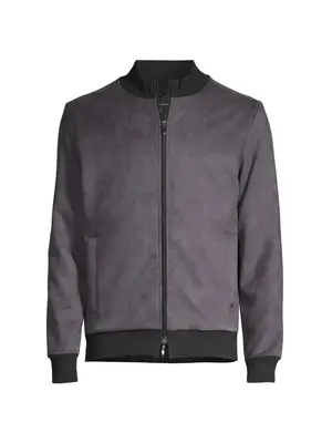 Robert Barakett Lachine Faux Suede Jacket - Black