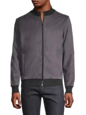 Robert Barakett Lachine Faux Suede Jacket