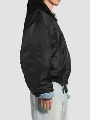 Balenciaga Hooded Bomber Jacket