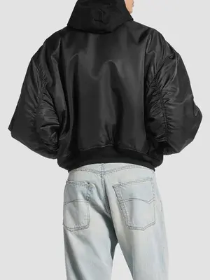 Balenciaga Hooded Bomber Jacket