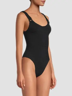Hunza G Domino One-piece Swimsuit - Black