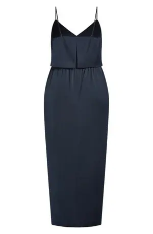 City Chic Frill Midi Dress