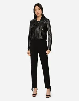 Dolce & Gabbana Leather Biker Jacket