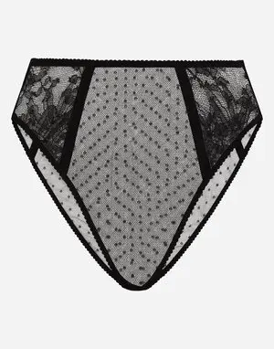 Dolce & Gabbana High-waisted Lace Briefs