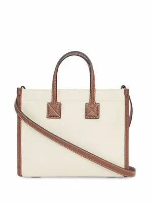 Burberry Mini Freya Tote - Neutrals