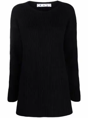 Off-White Ribbed-knit Wool Jumper