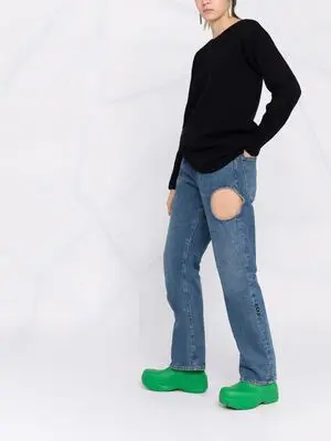 Off-White Ribbed-knit Wool Jumper