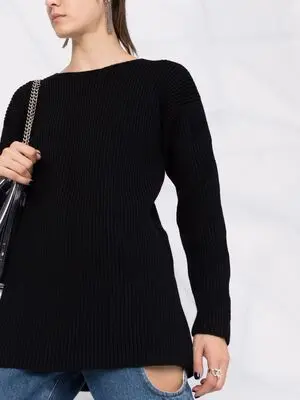 Off-White Ribbed-knit Wool Jumper