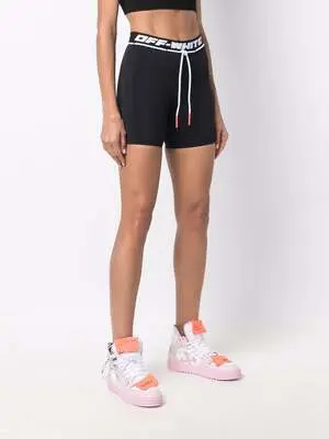 Off-White Logo Waistband Running Shorts