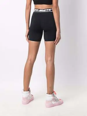 Off-White Logo Waistband Running Shorts