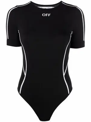 Off-White Off-stamp Seamless Bodysuit - Black