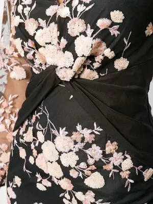 self portrait sleeveless midnight floral mesh dress Sleeveless Floral Printed Dress by Self-Portrait