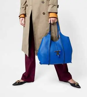 TOD'S Timeless Shopping Bag In Leather Medium