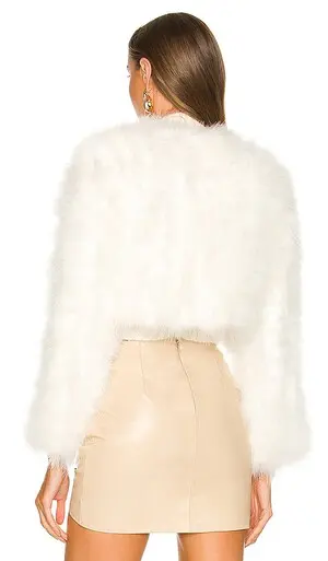 BUBISH Manhattan Feather Jacket - White